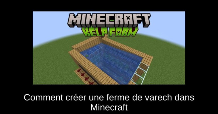 Comment créer une ferme de varech dans Minecraft - Ca marche ça fonctionne