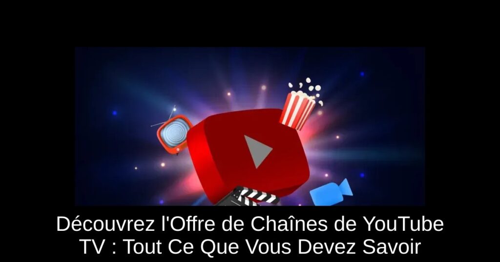 Découvrez l'Offre de Chaînes de YouTube TV : Tout Ce Que Vous Devez ...