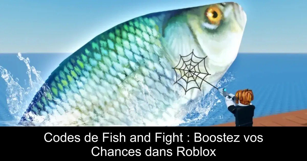 Codes de Fish and Fight : Boostez vos Chances dans Roblox - Ca marche ...