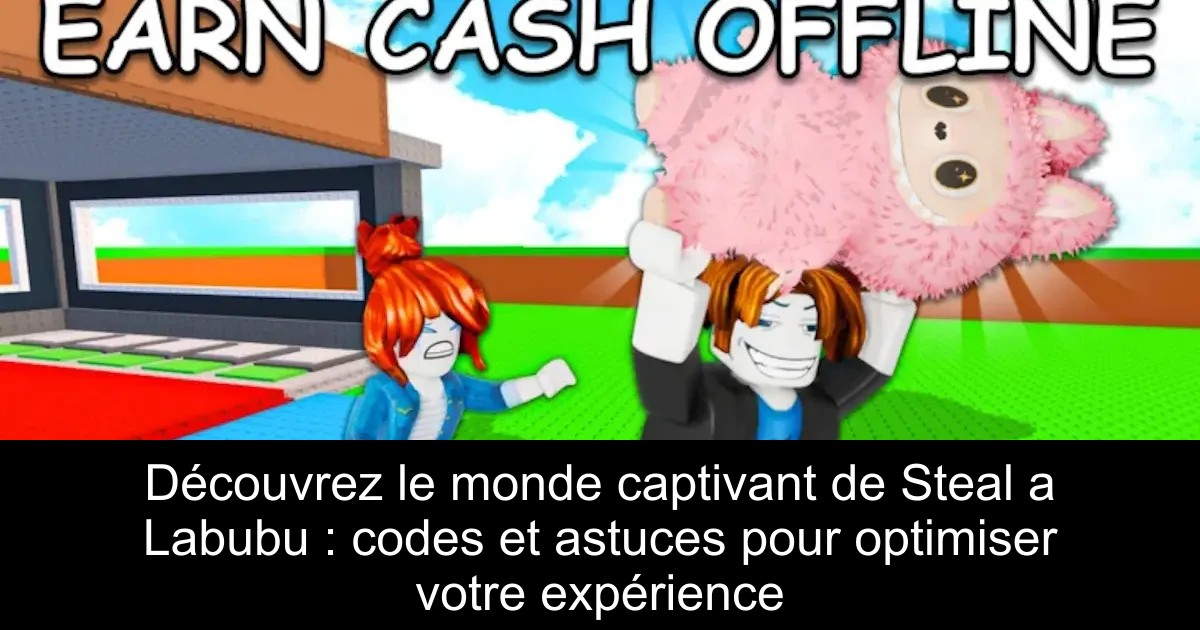 Découvrez le monde captivant de Steal a Labubu : codes et astuces pour optimiser votre ...