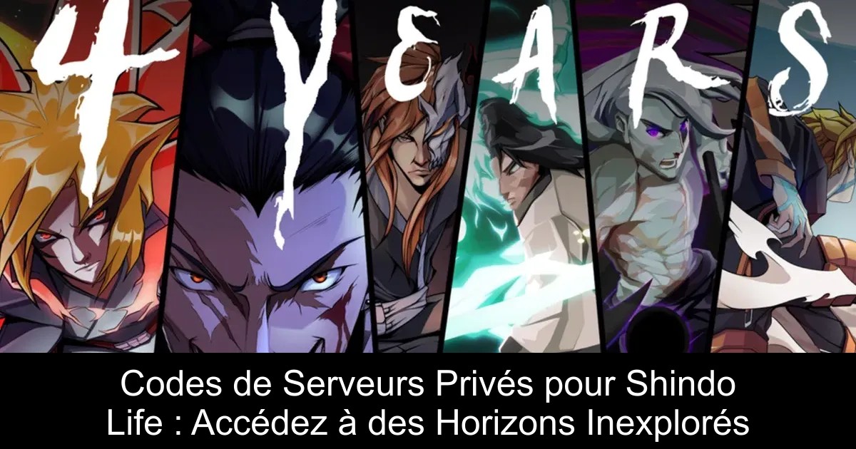 Codes de Serveurs Privés pour Shindo Life : Accédez à des Horizons ...