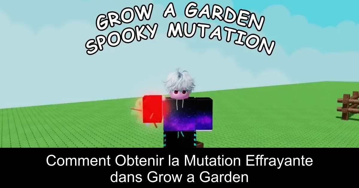 Comment Obtenir la Mutation Effrayante dans Grow a Garden - Ca marche ...