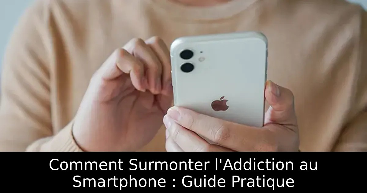 Comment Surmonter l'Addiction au Smartphone : Guide Pratique - Ca ...