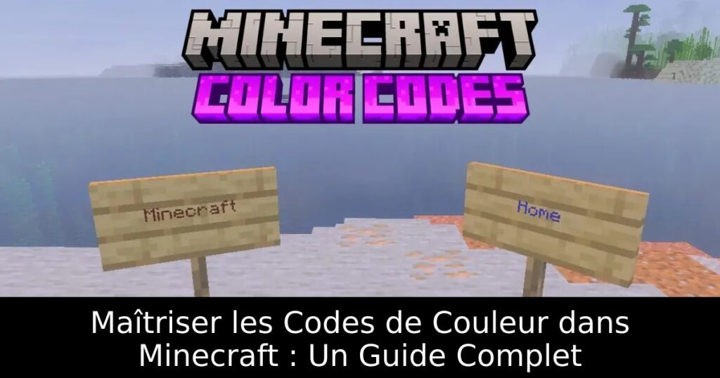 Maîtriser les Codes de Couleur dans Minecraft : Un Guide Complet - Ca ...